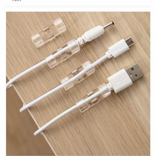 Jual Merapikan Kabel Klip Kabel Organizer Cable Clip - TRANSPARAN ...