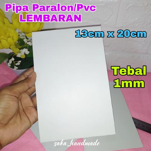 Jual PIPA PARALON/PVC LEMBARAN 13cm X 20cm(untuk bahan miniatur) - Kab ...
