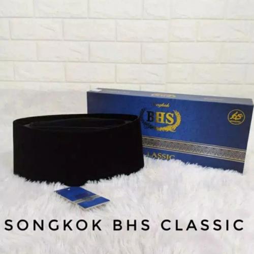 Promo songkok hitam AC bhs clasic premium/ peci bhs ORIGINAL - merk ...