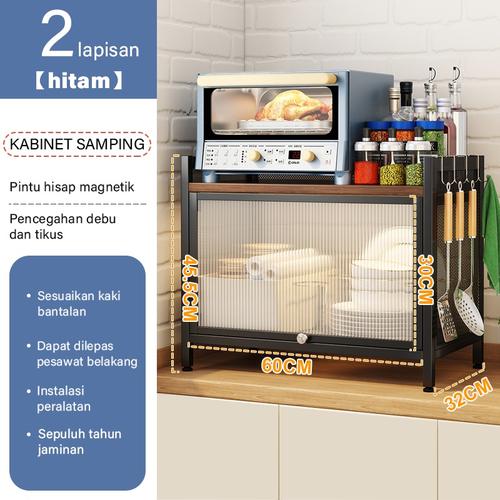 Promo Rak Dapur Rak Microwave Lemari Susun Rak Oven Serbaguna ...