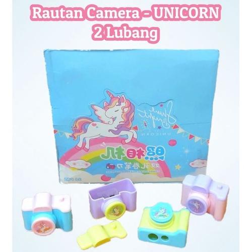 Jual Rautan Pensil Unicorn 2 Lubang Model Kamera Camera Mini - Jakarta ...