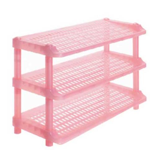 Jual Rak Sepatu Tempat Sandal Susun 3 Plastik Elegant Miring Shinpo 839 ...
