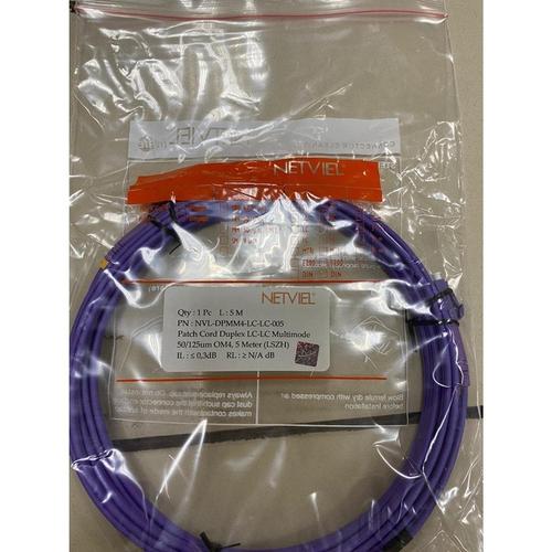 Jual Netviel Patchcord LC-LC, Duplex Multimode 50/125um OM4, 30 meter ...