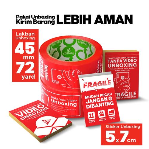 Jual Sticker Stiker Unboxing/Label Video Unboxing/Label Video Buka ...