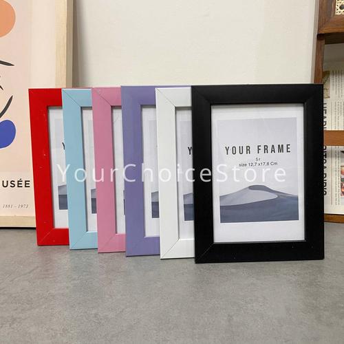 Jual Bingkai Foto 5R / FRAME FOTO TEBAL / FIGURA 5R MINIMALIS WARNA ...