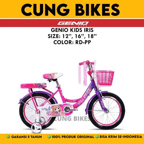 Jual SEPEDA ANAK PEREMPUAN MINI GENIO IRIS 16 18 INCH BY UNITED BIKE ...