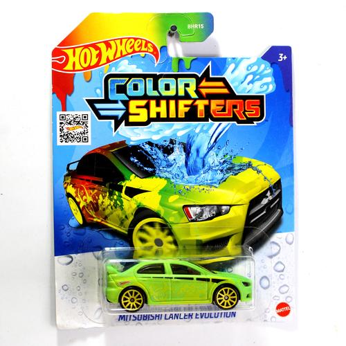 Jual Hotwheels Mitsubishi Lancer Evolution Kuning Hijau Color Shifters ...