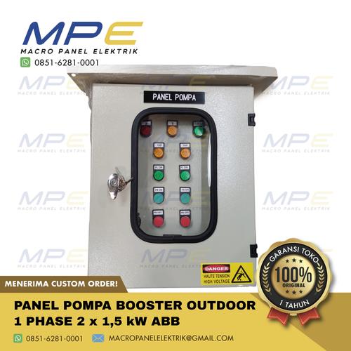 Jual Panel Pompa Booster Outdoor 1 Phase 2 x 1,5kW ABB Custom - 1P 2x2 ...