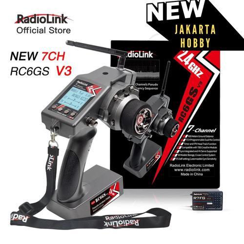 Promo RadioLink RC6GS 2.4G 6CH Car Controller Transmitter - RC6GS V3 ...