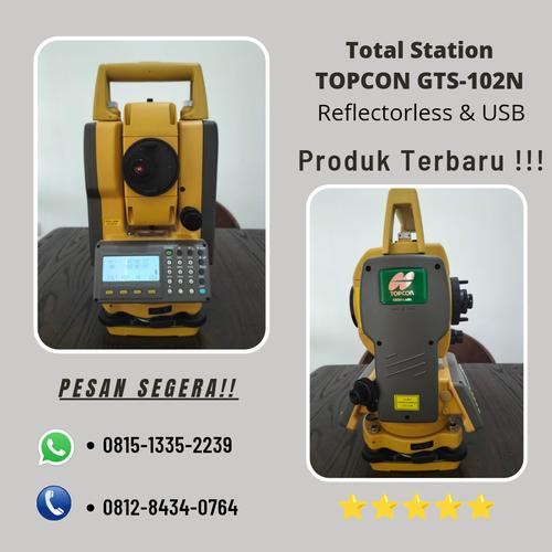 Jual Total Station Topcon GTS-102N / Topcon GTS 102N Reflectorless Dan ...