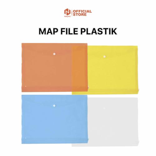 Jual Map Plastik / Map Folder File Plastik Berwarna Dengan Kancing ...