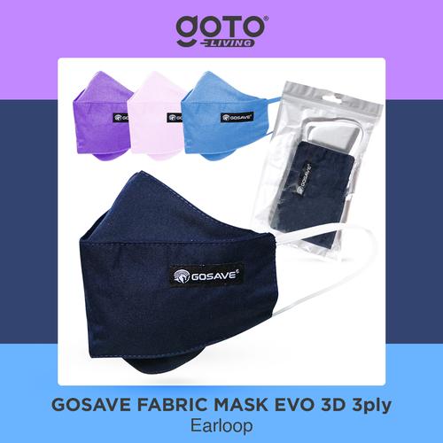 Jual Gosave Evo Masker Kain KF 94 3Ply Non Medis Mask Earloop 3 Ply ...