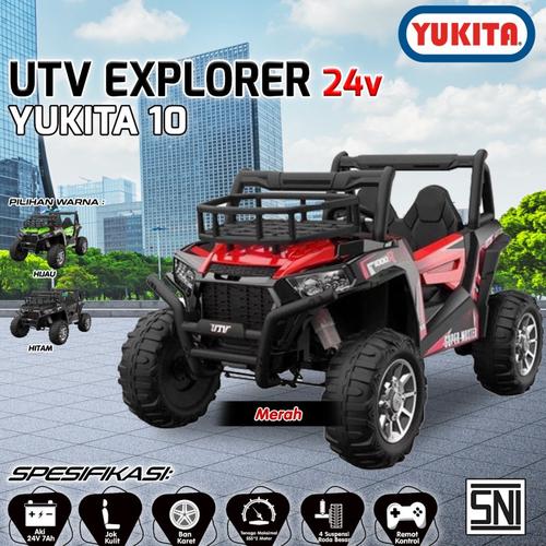Jual Mainan Anak MOBIL AKI YUKITA 10 (UTV EXPLORER) 24V BAN KARET ...