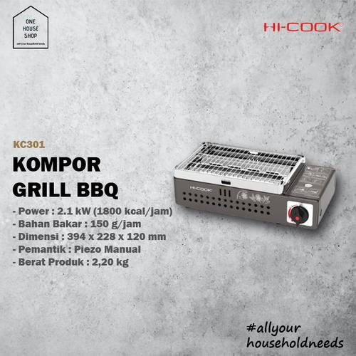 Jual Kompor Grill Pemanggang Daging BBQ Portable Gas Butane Hi-Cook KC301 - Jakarta Pusat - ONE ...