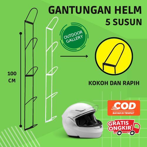 Jual Rak Helm 5 Susun Rak Helm Gantung Gantungan Helm Rak Helm ...