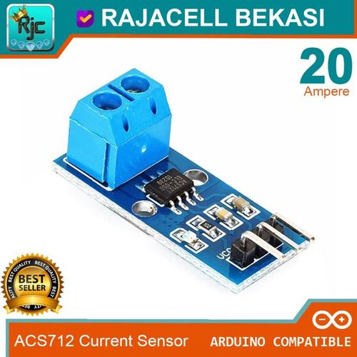 Jual ACS712 Current Sensor 20A Current Sensor Arus for ArduinoO - Kota ...