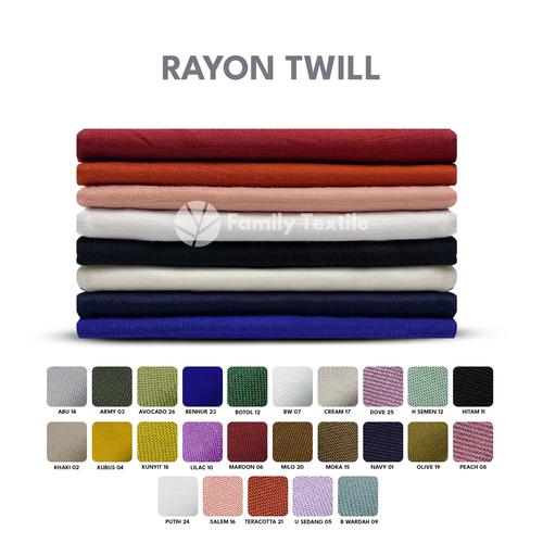 Jual Kain Rayon Twill Premium Exclusive - Kab. Bandung - Family Textile ...