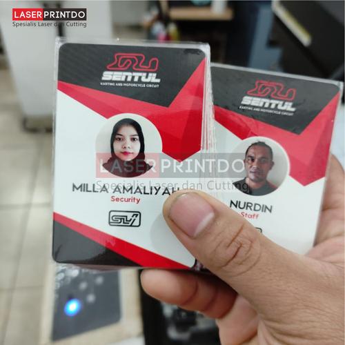 Jual Cetak ID Card | Cetak PVC | Cetak Name Tag - BIASA 1 SISI - Kab ...