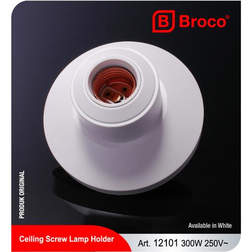 Jual Fitting Lampu Plafon Bulat Besar Lux Broco 12101 - Kota Tangerang ...