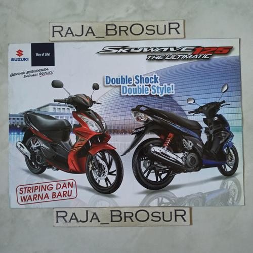 Jual Poster brosur katalog leaflet Suzuki Skywave/Suzuki Skywave125 2009 - Kab. Langkat ...