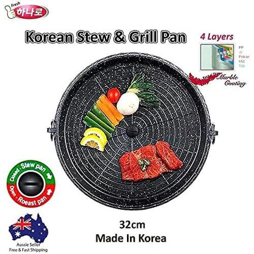 Jual HANARO BULGOGI ROUND MULTI ROASTER 32CM - PANCI BBQ (Dunia ACC ...