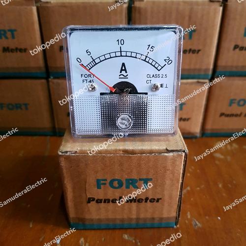 Jual FORT AMPEREMETER ANALOG AC/DC FT-45 20A - Jakarta Pusat ...