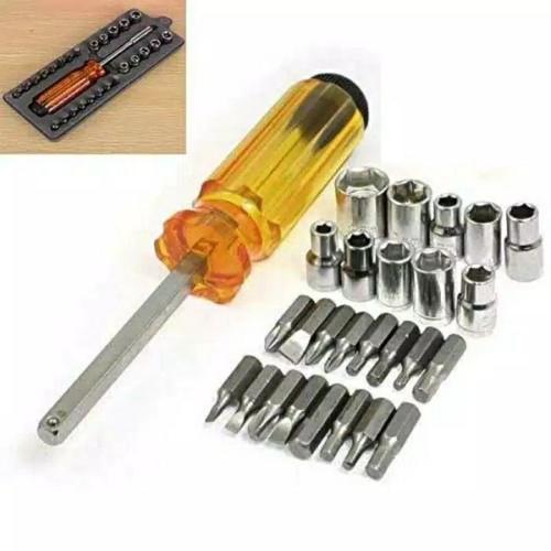 Jual Obeng Set Plus Mata Kunci Socket Sok 28pcs - Jakarta Utara ...