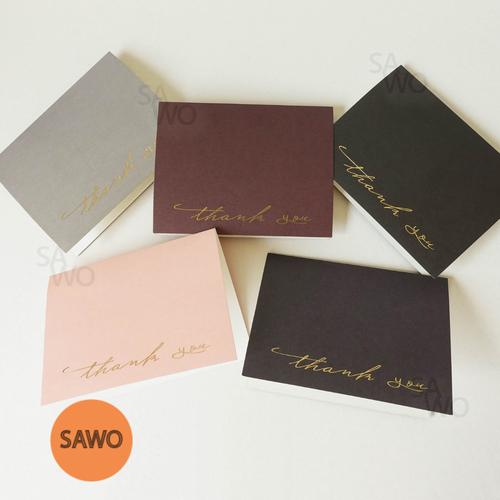 Jual Kartu Ucapan/ Thank You Card/Kartu Ucapan Lebaran/Giftcard - Hitam ...