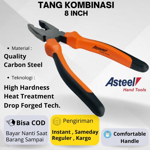 Promo Tang Kombinasi 8 INCH / Combination Pliers 8" ASTEEL - Jakarta ...