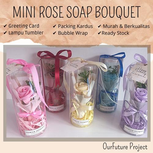 Jual Mini Rose Soap Bouquet / Mini Bouquet / Buket / Mini buket ...