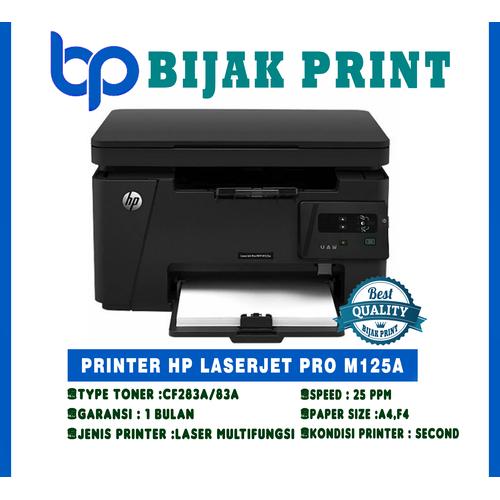 Jual printer Hp laserjet pro MFP M125A/print scan copy - Jakarta Pusat ...