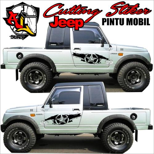 Jual STIKER PINTU JEEP/CATING STIKER/STIKER MOBIL/STIKER LOGO OFF ROAD ...