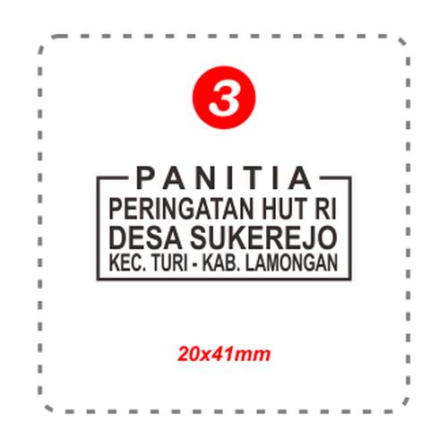 Jual Stempel Panitia / Ketua Panitia / HUT / Sekretaris Panitia, dll ...
