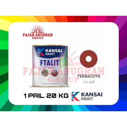 Jual Kansai Ftalit Gloss terracota 115-448 Cat Kayu dan Besi 20 Kg ...