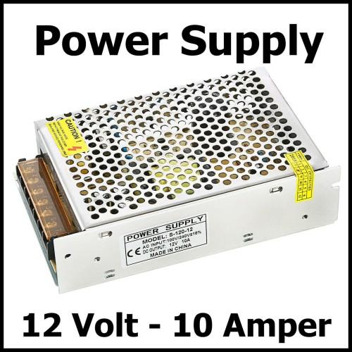 Jual POWER SUPPLY 12V 10A ADAPTOR JARING 12V 10AMPERE DC - Jakarta ...