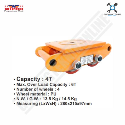 Jual Roller Tank Cargo Trolley 6 Ton WIPRO CRO-4 /Roller Mover Tank ...