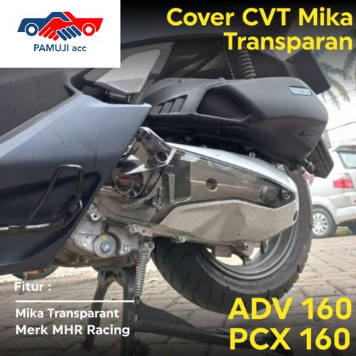 Jual cover cvt tengah mika akrilik NEW ADV 160 NEW PCX 160 transparan ...