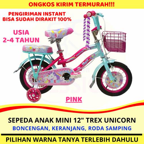 Jual Sepeda Anak Mini 12 Trex Unicorn / Kuda Poni / Kuda Pony - Pink ...