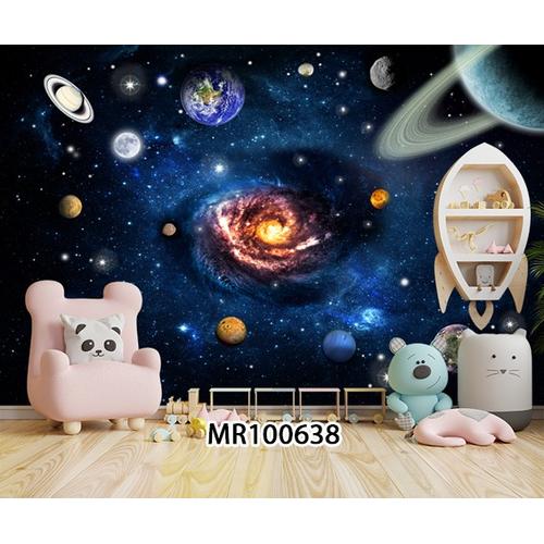 Jual PHOTOWALL CUSTOM WALLPAPER MOTIF LUAR ANGKASA PLANET ROKET - Kota ...