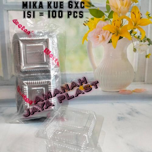 Jual (100) Mika Plastik Ukuran 6 / Mika Kue Ukuran 6a - Mika 6a ...