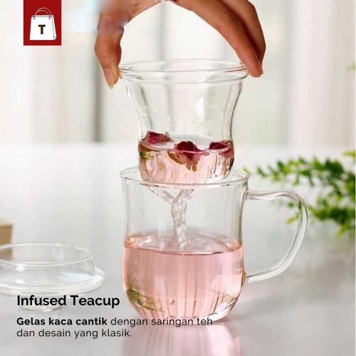 Jual Gelas Kaca Infused Water Cangkir Kopi Susu Aesthetic Mug Korea ...