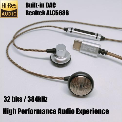 Promo High Resolution Type C Headset Built in Dac ALC5686 Earphone USB ...