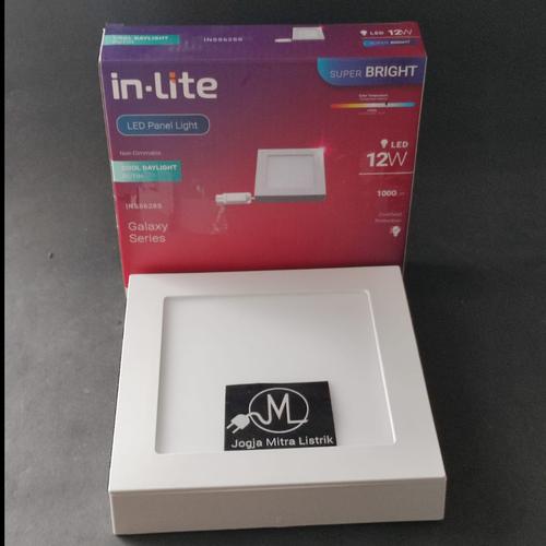 Jual LAMPU PANEL DOWNLIGHT OB LED INLITE INSS628S KOTAK 12 WATT ...