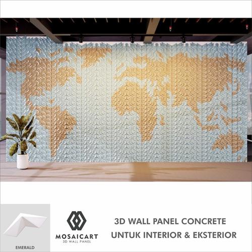 Jual Dekorasi Dinding 3D Wall Panel - Emerald (Bisa Custom Warna) - Kab ...