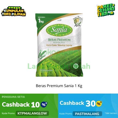 Jual SANIA BERAS PREMIUM 1kg / BERAS PULEN SANIA / BERAS SANIA - Kab ...