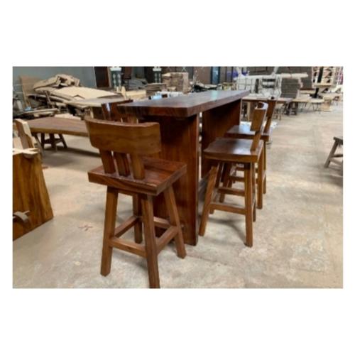 Jual Set Meja Makan Ukuran 185 x 50 x 110 cm 5 Kursi Bar Stool - Kab ...
