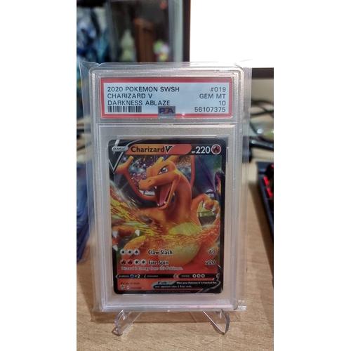 Jual 2020 Pokemon Darkness Ablaze Charizard V 019/189 Holo Full Art PSA 10 - Jakarta Barat ...