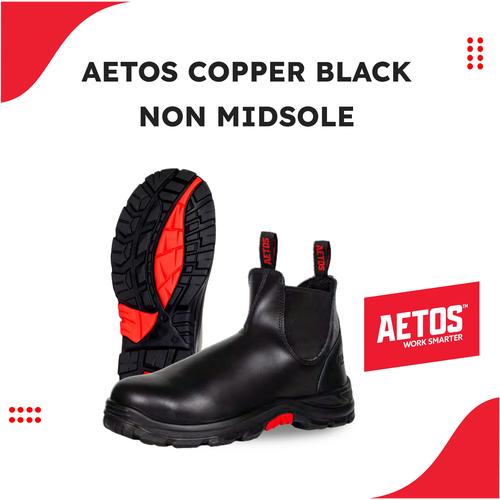 Jual SEPATU AETOS COPPER BLACK NON MIDSOLE - Jakarta Pusat - Safety ...