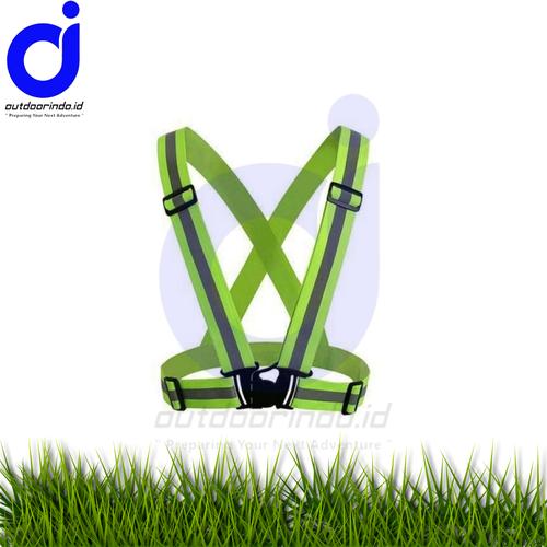 Jual 000443 - Rompi tali safety / rompi tali reflector - Hijau ...