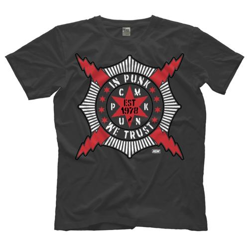 Jual TSHIRT KAOS AEW WWE CM PUNK IN PUNK WE TRUST - S - Kota Palembang ...